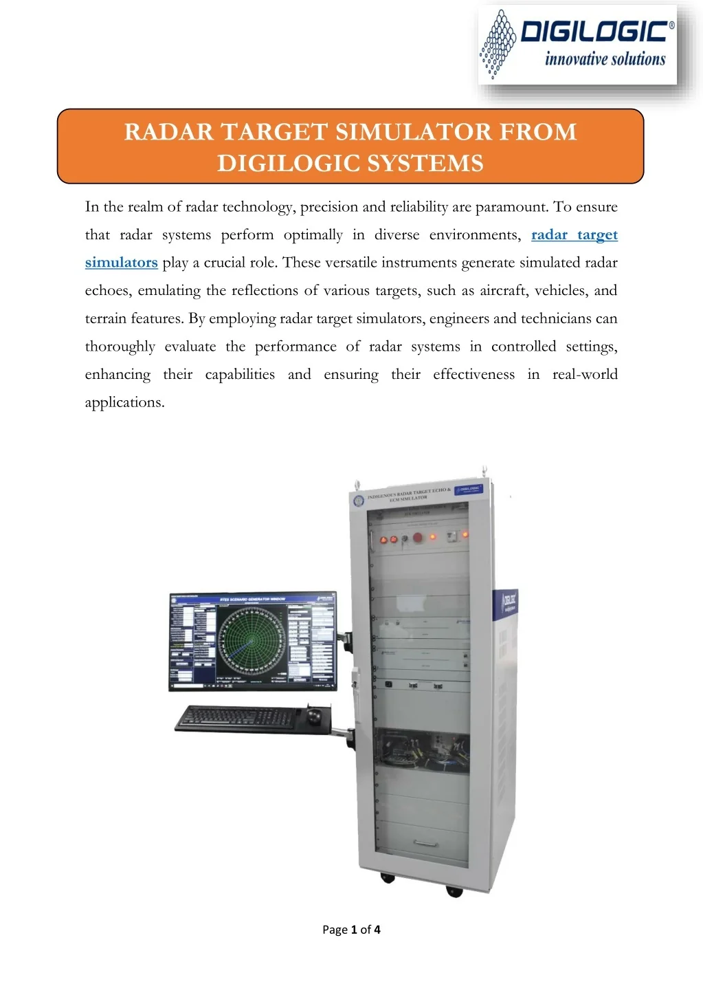PPT - Radar Target Simulator From Digilogic Systems PowerPoint Presentation - ID:12679613