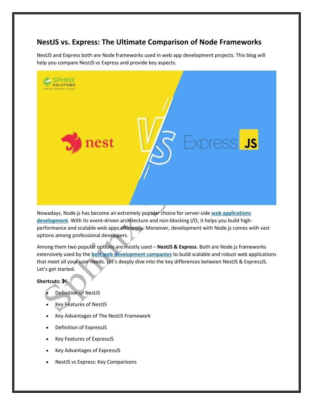 Ppt Nestjs Vs Express The Ultimate Comparison Of Node Frameworks