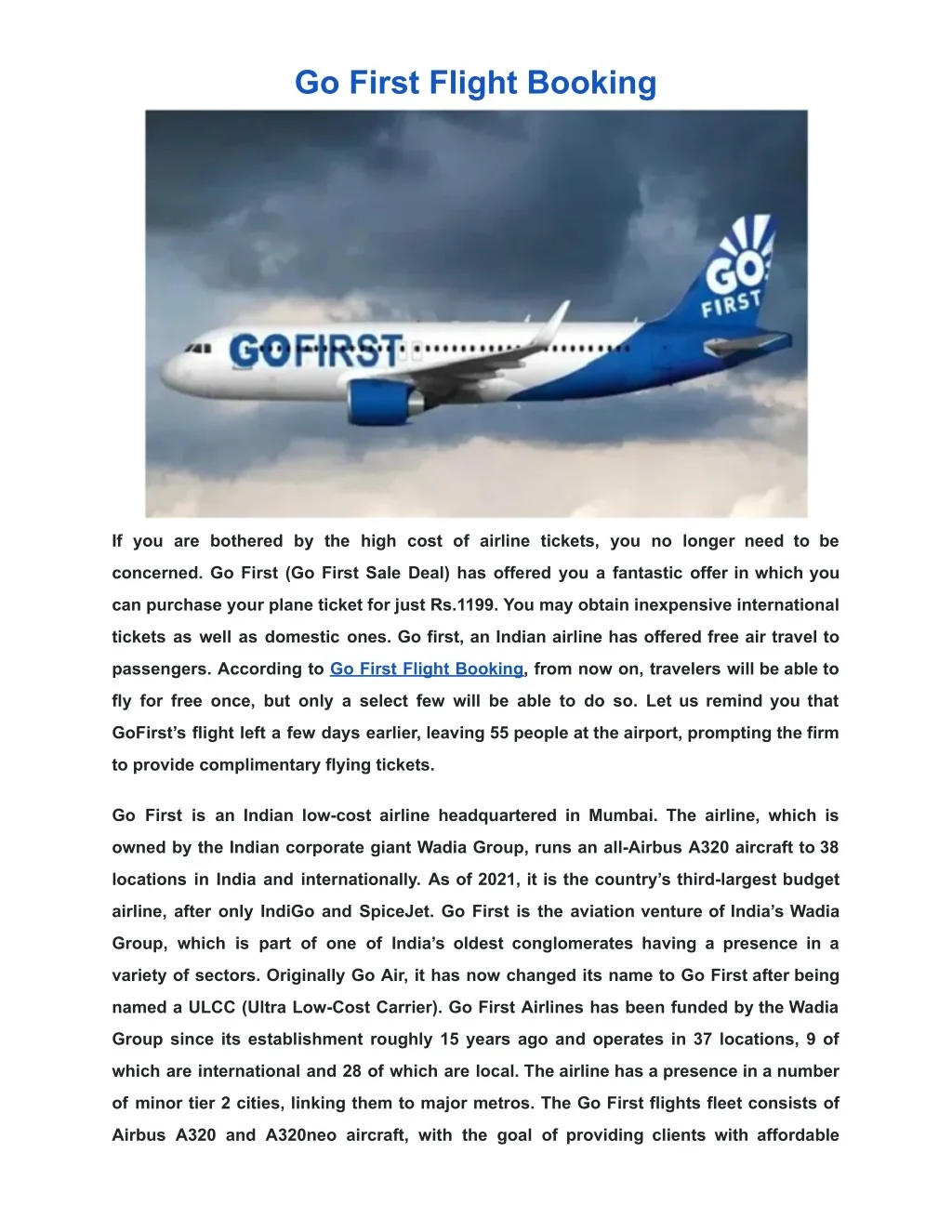PPT - Go First Flight Booking PowerPoint Presentation, free download ...