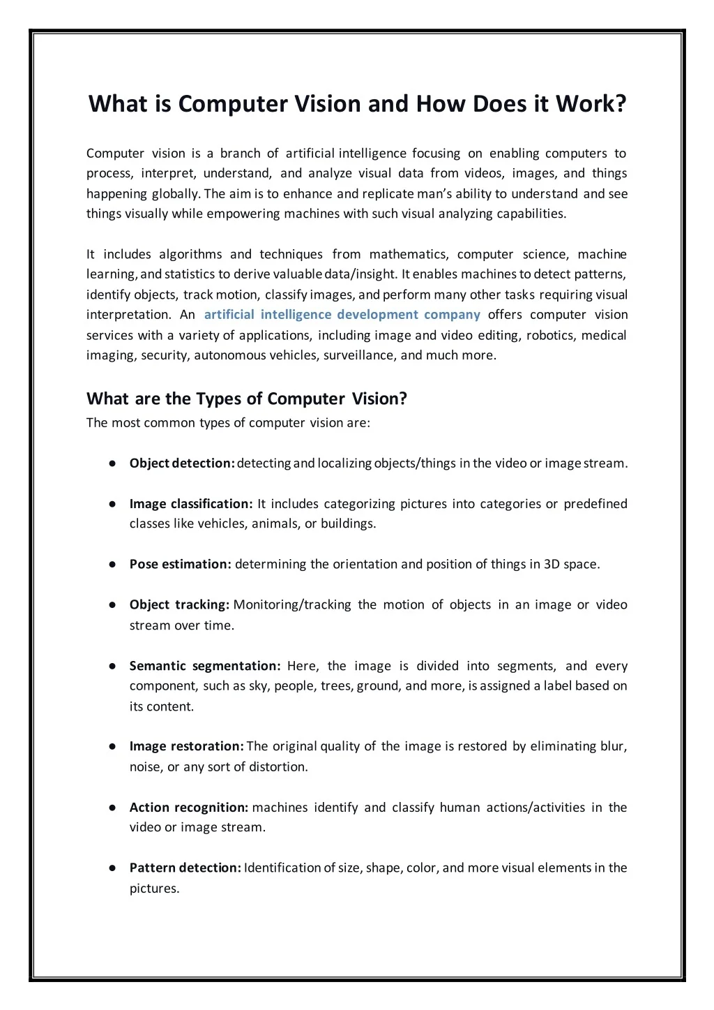 PPT - What is Computer Vision and How Does it Work? PowerPoint ...