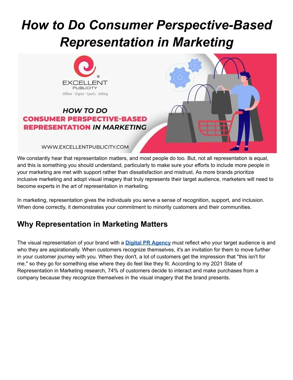 PPT - How to Do Consumer Perspective-Based Representation in Marketing ...