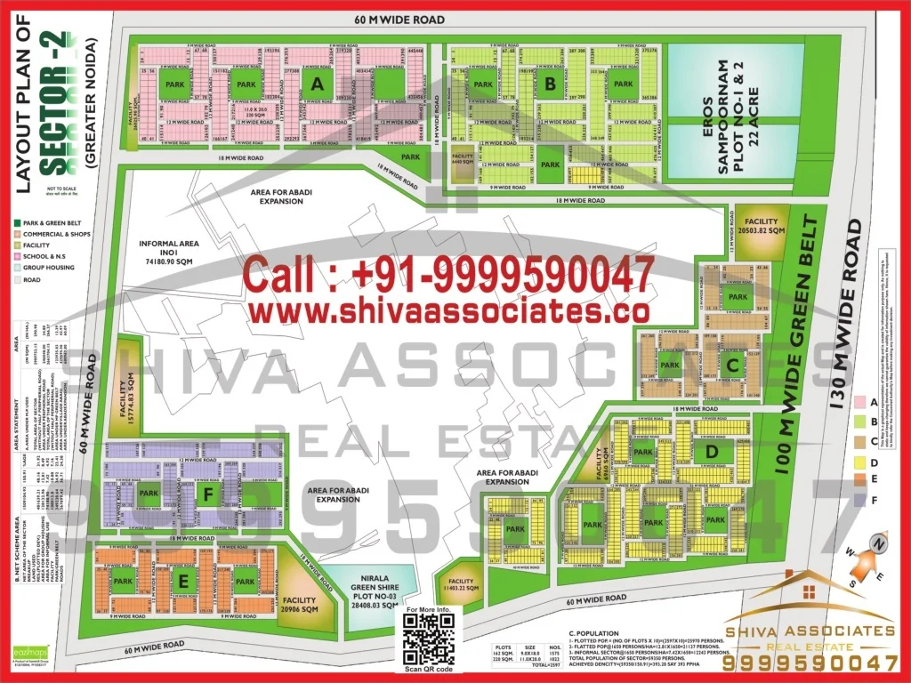 PPT - Layout Plan Of Sector 2 Greater Noida HD Map | Shiva Associates ...