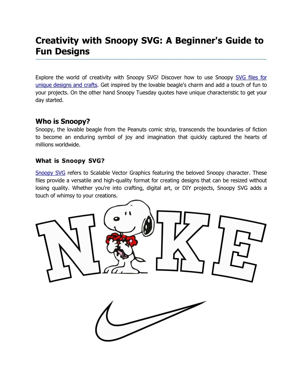 PPT - Creativity with Snoopy SVG PowerPoint Presentation, free download ...
