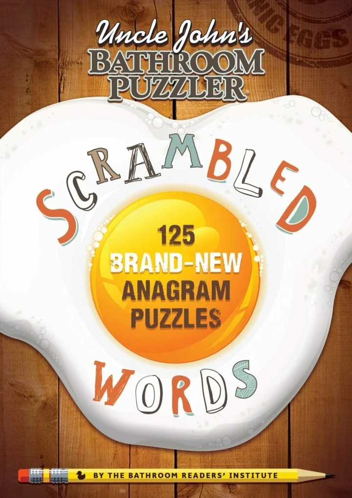 PPT - ⚡PDF/√READ Uncle John's Bathroom Puzzler Scrambled Words: 125 ...
