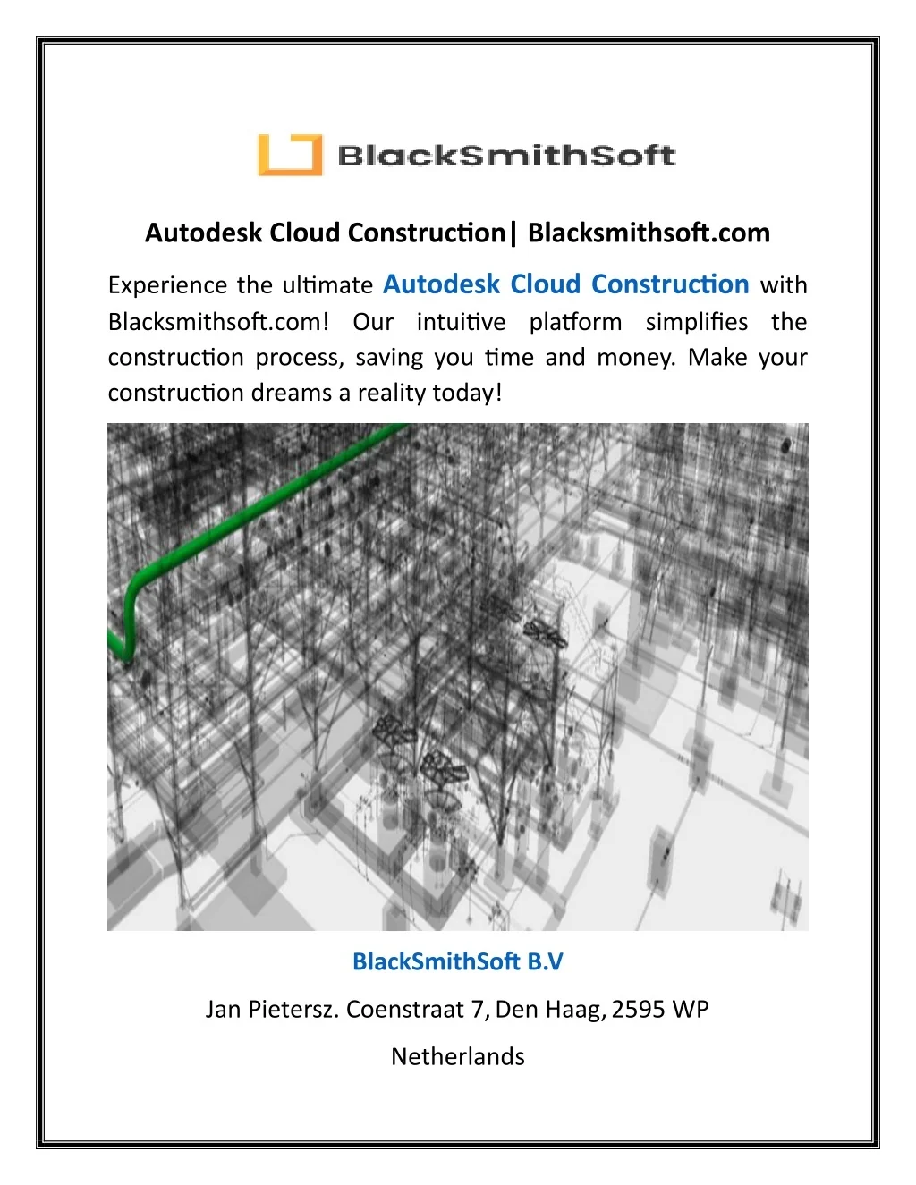 PPT - Autodesk Cloud Construction| Blacksmithsoft.com PowerPoint ...