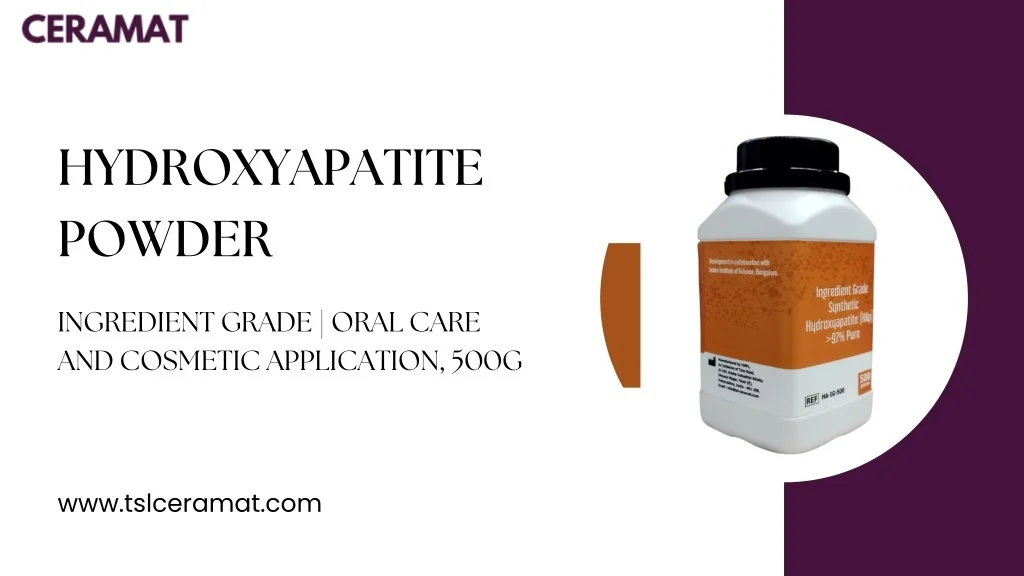 PPT - Hydroxyapatite Powder - Ingredient Grade PowerPoint Presentation ...