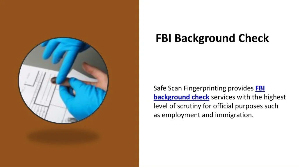 PPT - FBI Background Check PowerPoint Presentation, free download - ID ...