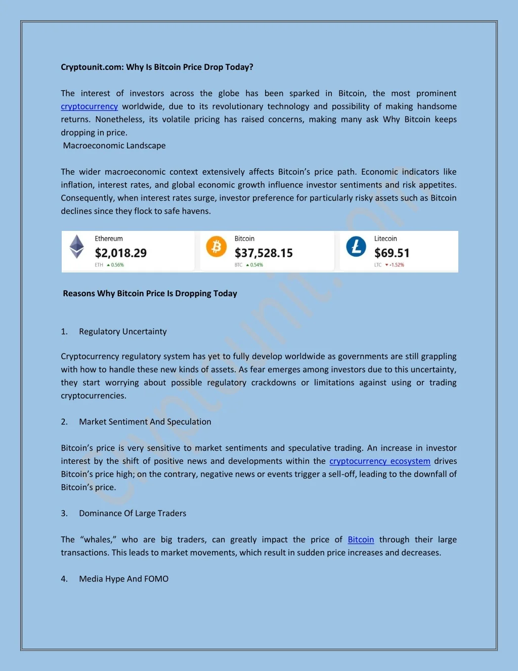 PPT - Cryptounit.com - Welcome to Crypto Beginners. PowerPoint ...