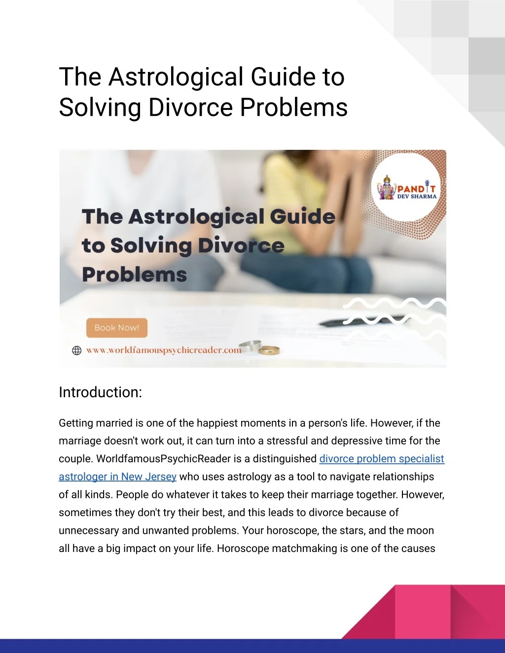 PPT - The Astrological Guide to Solving Divorce Problems PowerPoint Presentation - ID:12698525