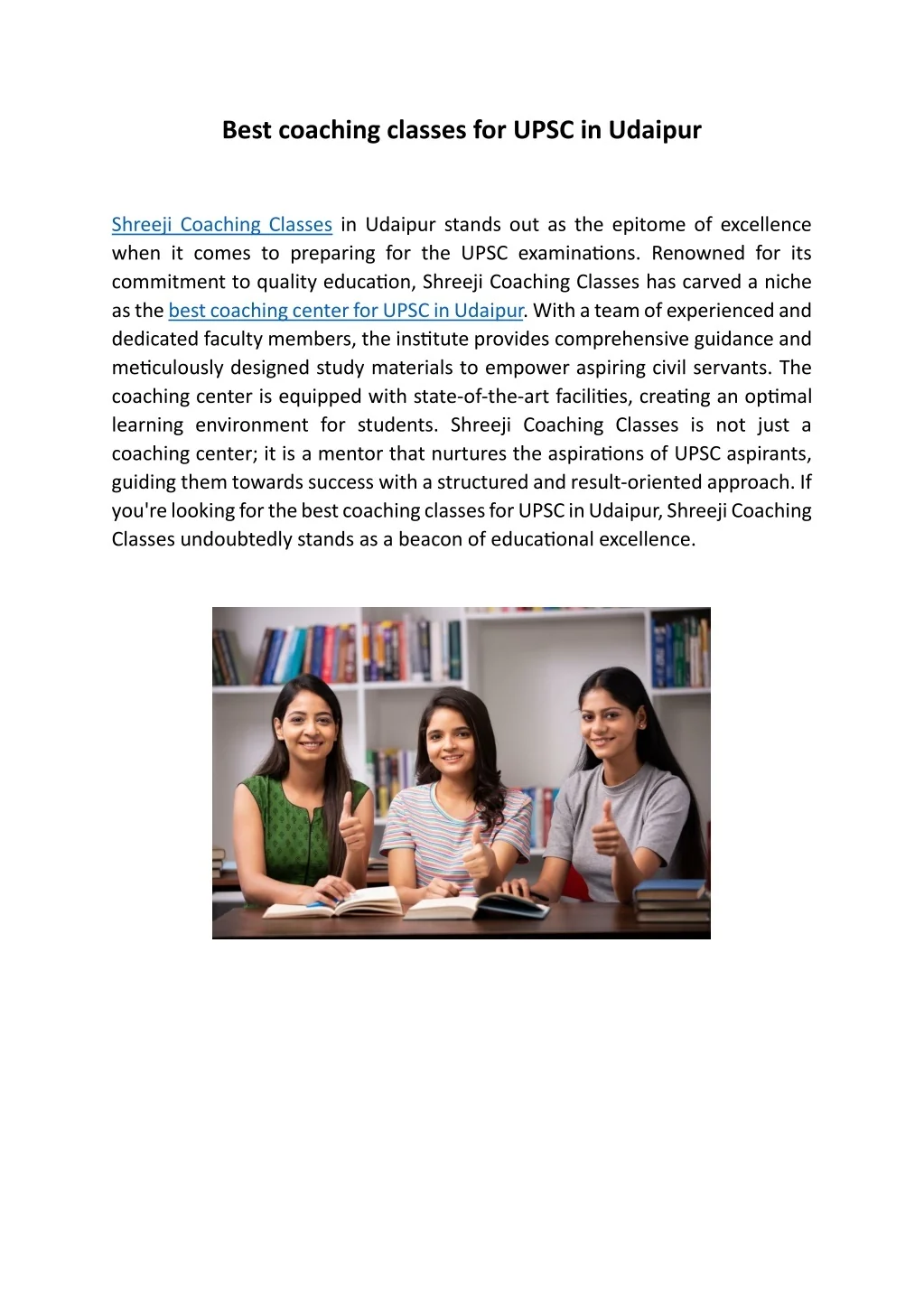 PPT - Best coaching classes for UPSC in Udaipur PowerPoint Presentation ...
