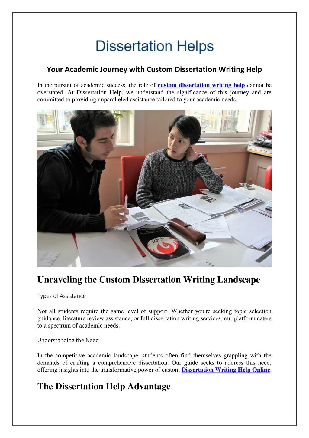PPT - Your Academic Journey with Custom Dissertation Writing Help ...