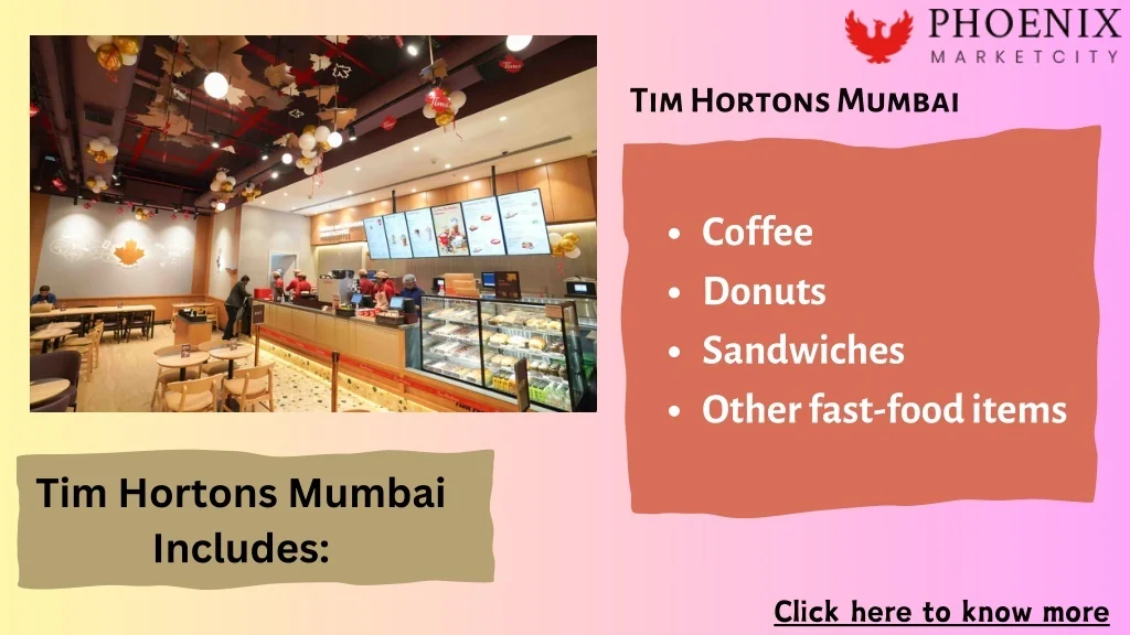 PPT - Tim Hortons Mumbai: Exceptional Coffee and More PowerPoint ...