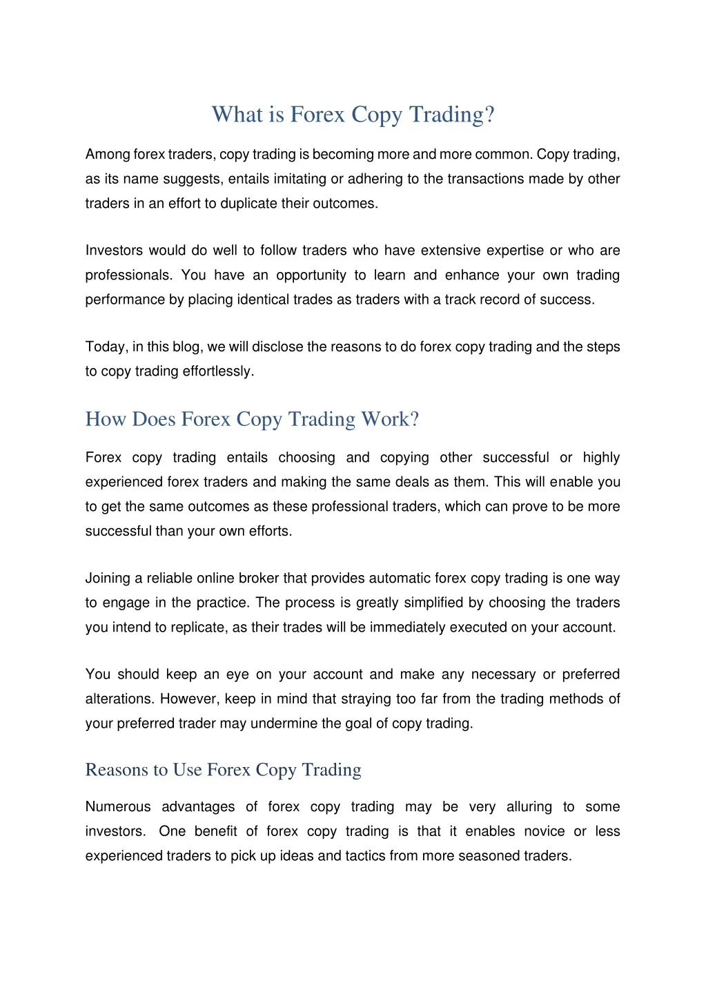 PPT - What is Forex Copy Trading - Inveslo PowerPoint Presentation ...