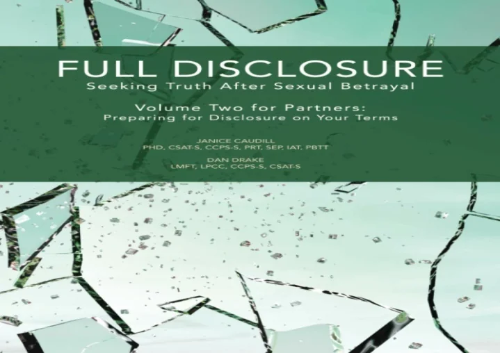 PPT - ⚡PDF DOWNLOAD Full Disclosure: Seeking Truth After Sexual ...