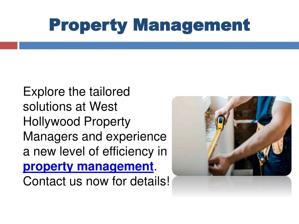 PPT - Property Management PowerPoint Presentation, free download - ID ...