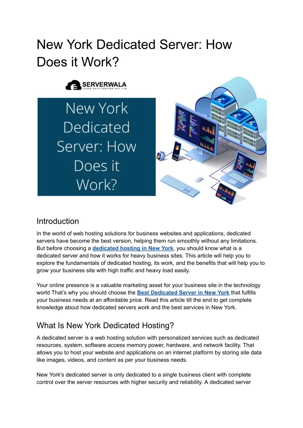 PPT - New York Dedicated Server_ How Does it Work_ PowerPoint ...