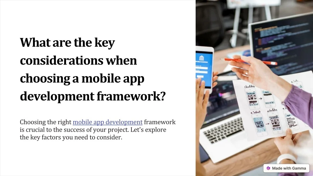 PPT - What are the key considerations when choosing a mobile app ...