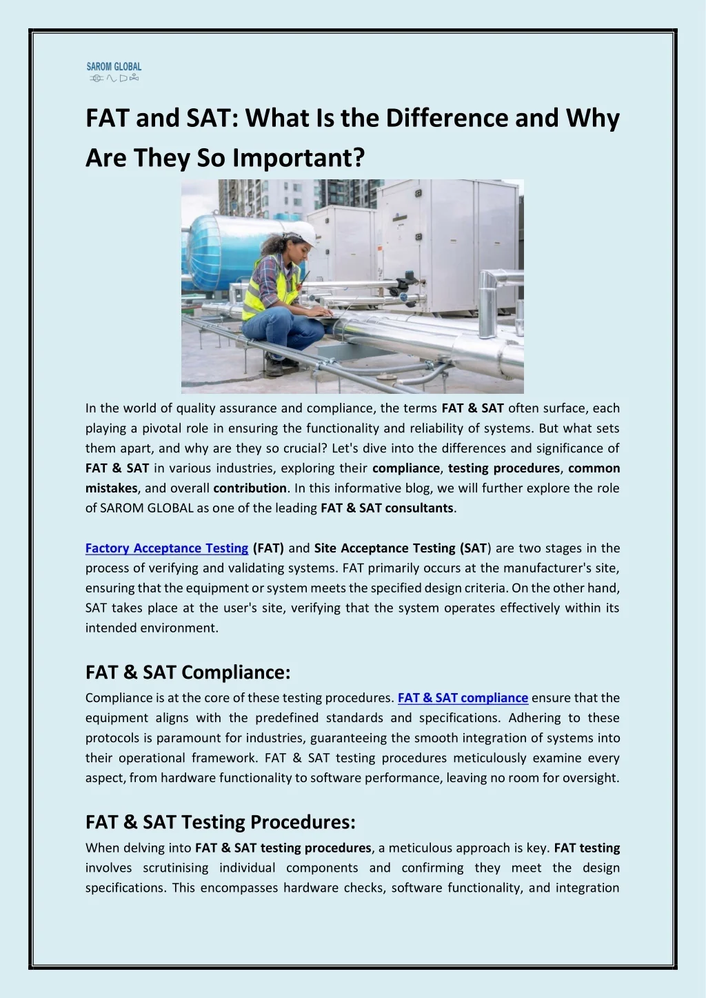 PPT - FAT and SAT_ What Is the Difference and Why Are They So Important ...