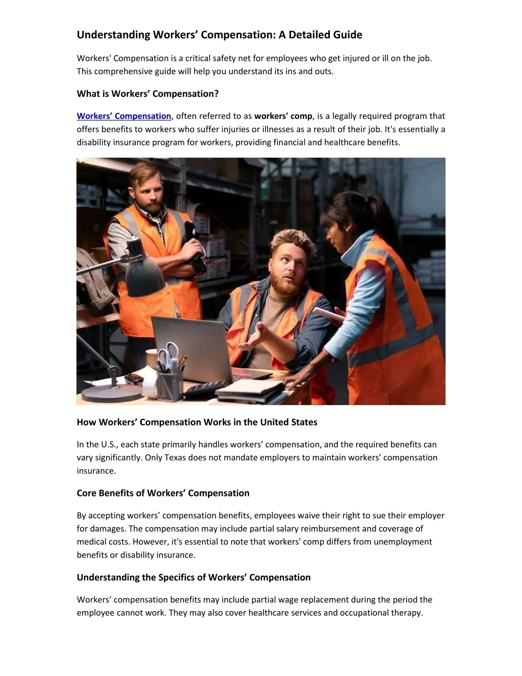PPT - Understanding Workers Compensation A Detailed Guide PowerPoint Presentation - ID:12729245