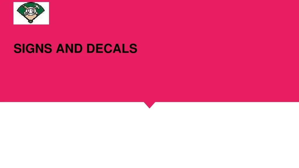 PPT - SIGNS AND DECALS PowerPoint Presentation, free download - ID:12731187