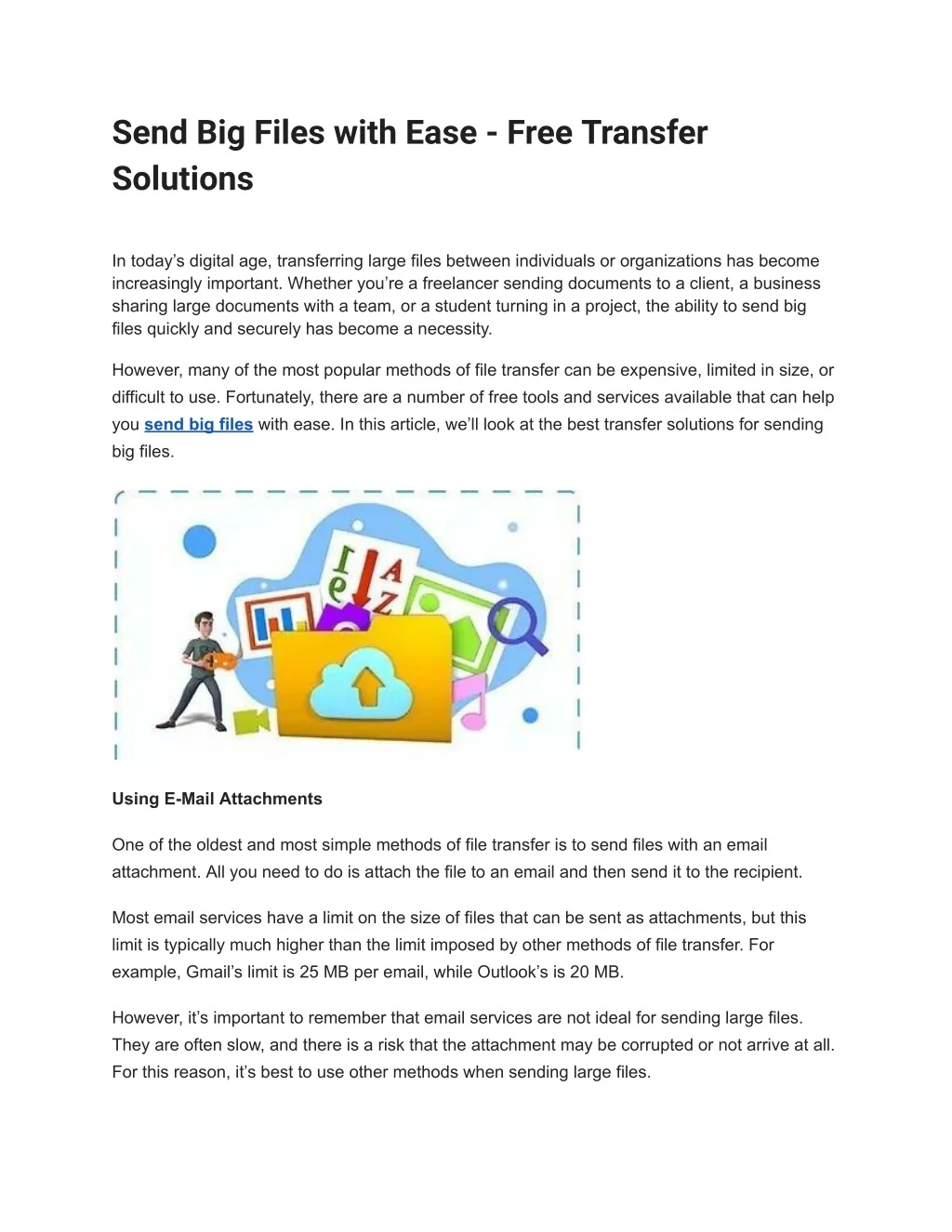 PPT - Send Big Files with Ease - Free Transfer Solutions PowerPoint ...