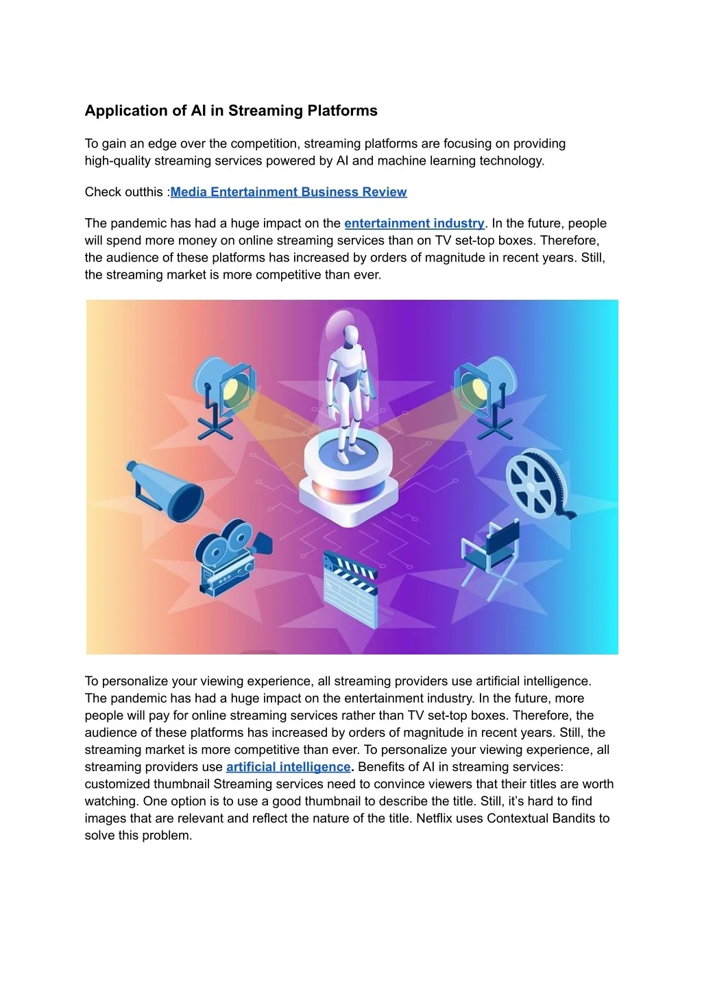 PPT - Application of AI in Streaming Platforms PowerPoint Presentation ...