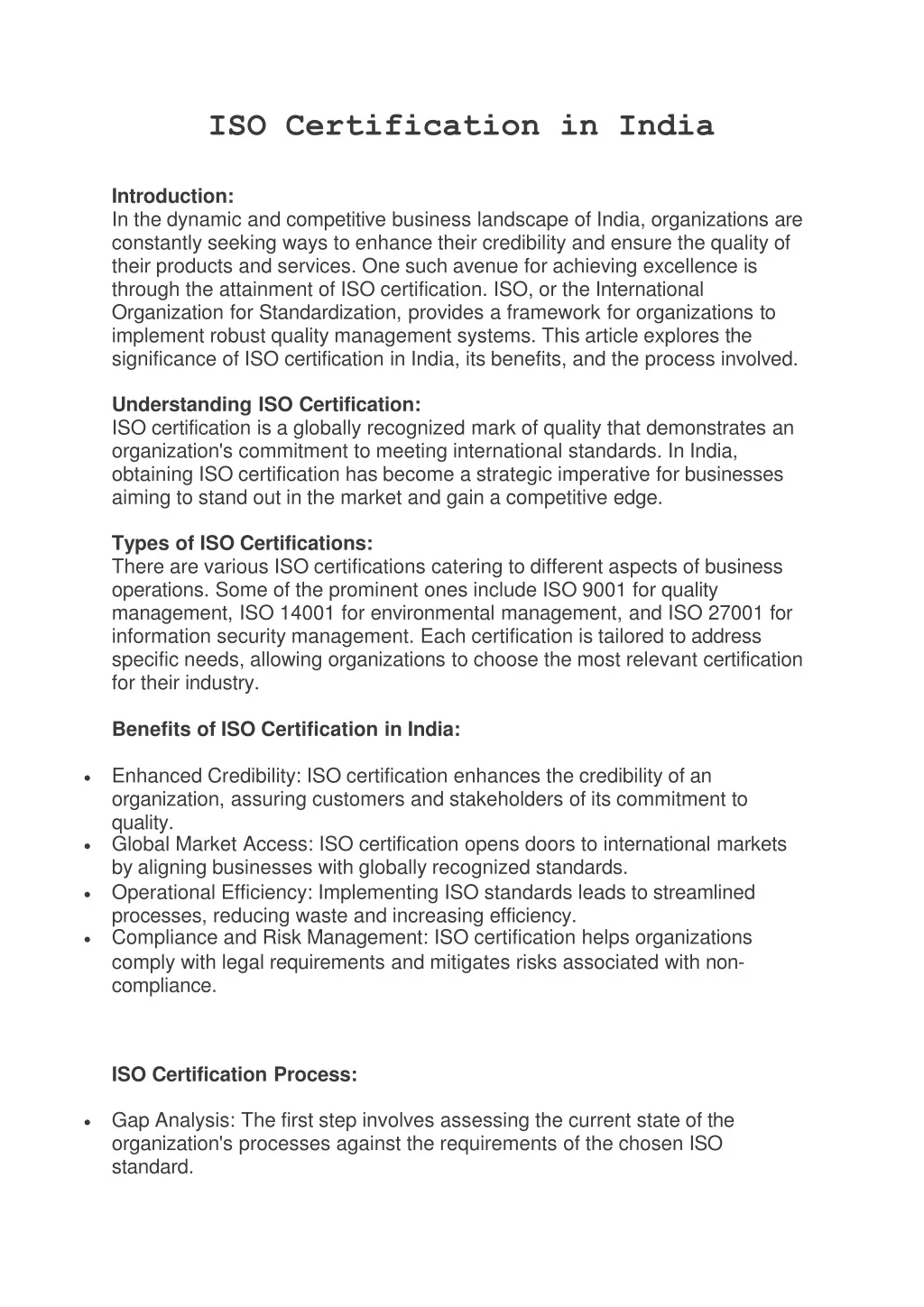 PPT - ISO Certification in India PowerPoint Presentation, free download - ID:12733894