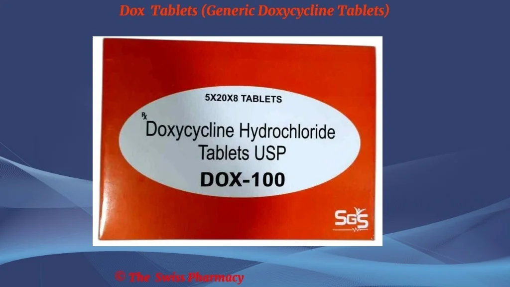 PPT - Dox Tablets (Generic Doxycycline Hydrochloride Tablets ...