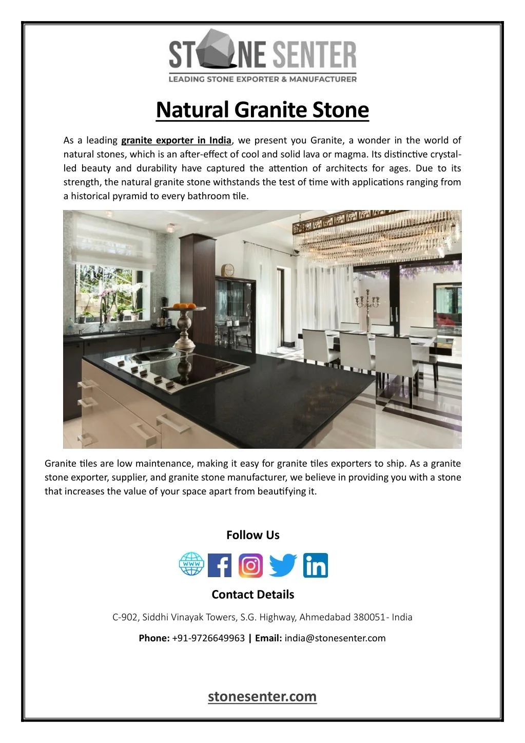 PPT - Natural Granite Stone PowerPoint Presentation, free download - ID ...