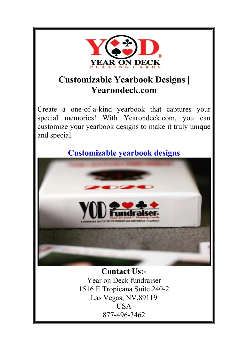 PPT - Customizable Yearbook Designs | Yearondeck.com PowerPoint ...