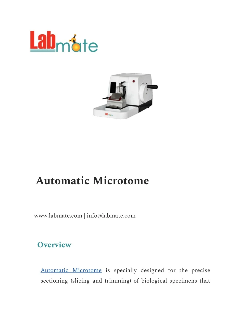 PPT - Automatic Microtome PowerPoint Presentation, free download - ID ...