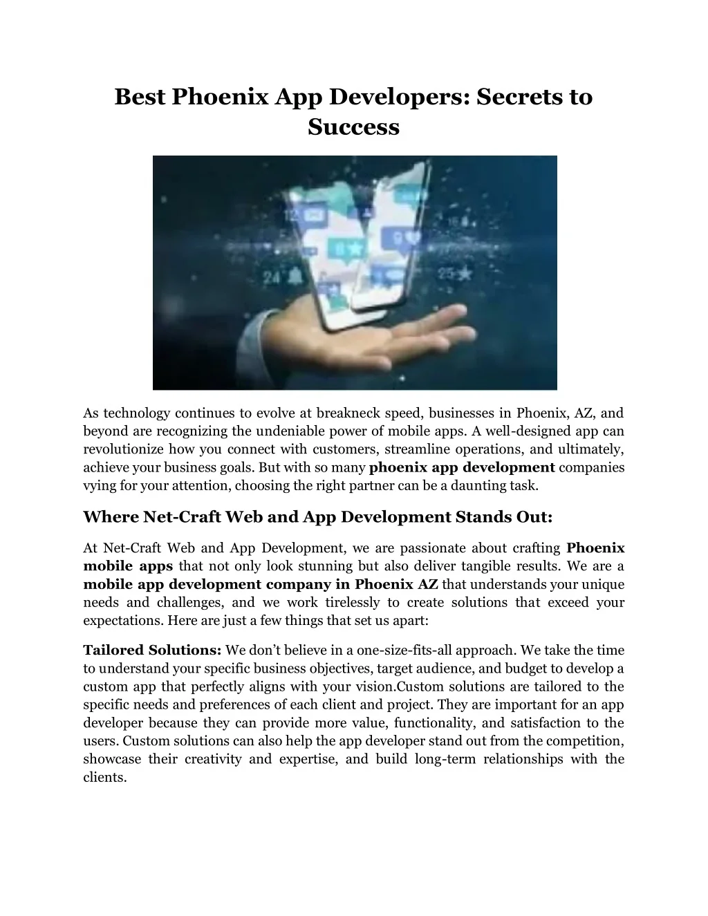 PPT - Best Phoenix App Developers: Secrets to Success PowerPoint ...