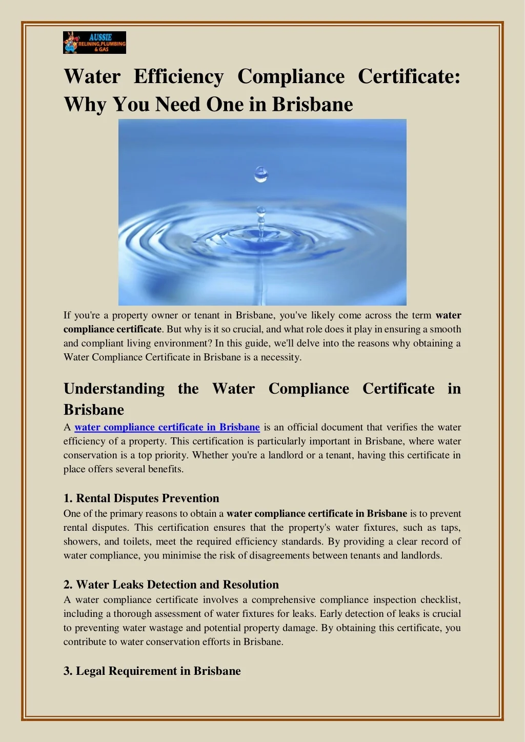 PPT - Water Efficiency Compliance Certificate_ Why You Need One in ...