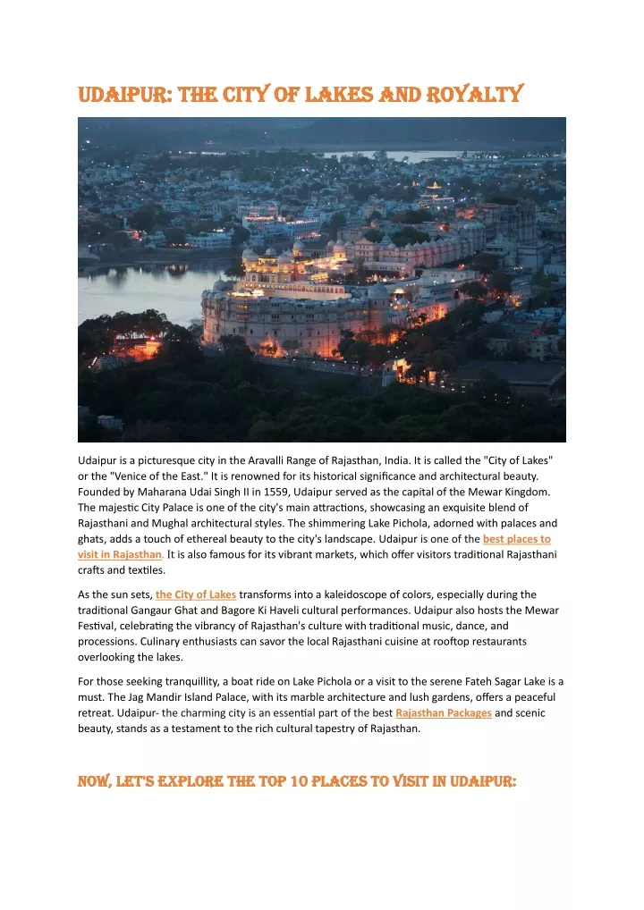 PPT - Udaipur- The City of Lakes and Royalty PowerPoint Presentation ... PPT - Udaipur- The City of Lakes and Royalty PowerPoint Presentation ...