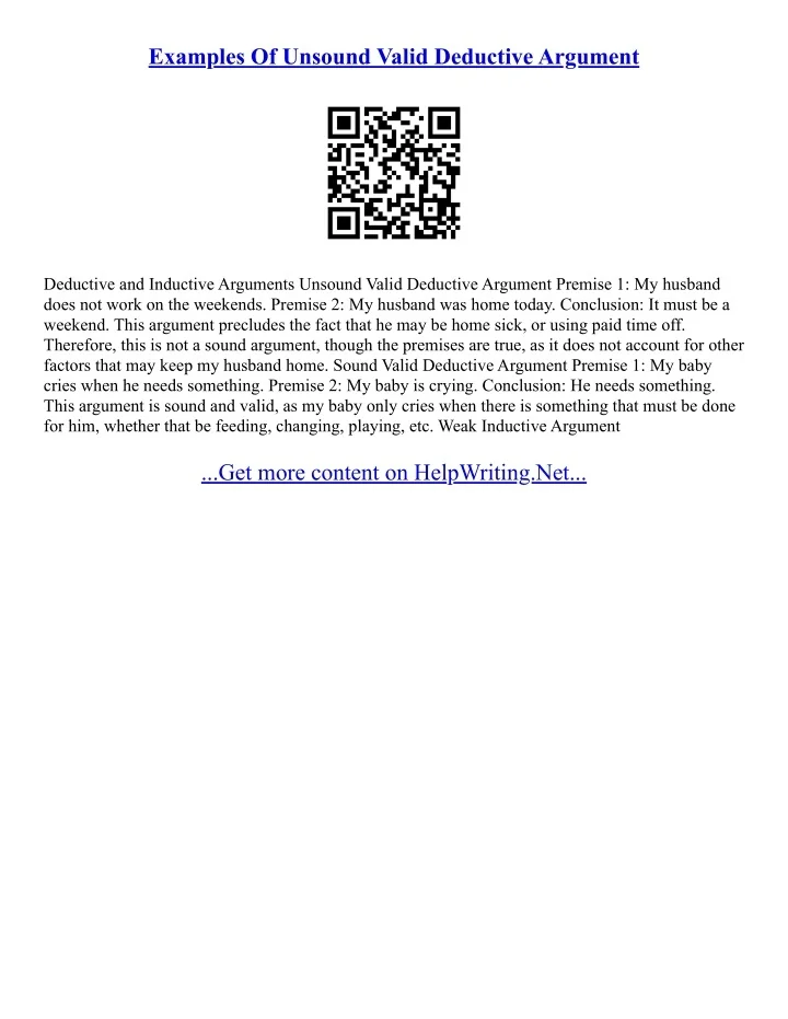 PPT Deductive Essay Example PowerPoint Presentation Free Download