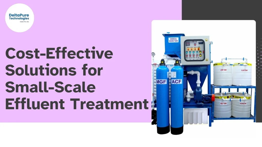 PPT - Cost-Effective Solutions for Small-Scale Effluent Treatment ...