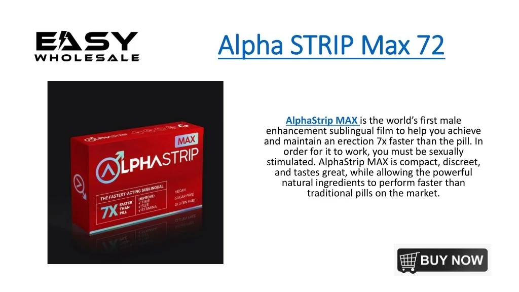 PPT - Alpha STRIP Max 72 PowerPoint Presentation, free download - ID ...