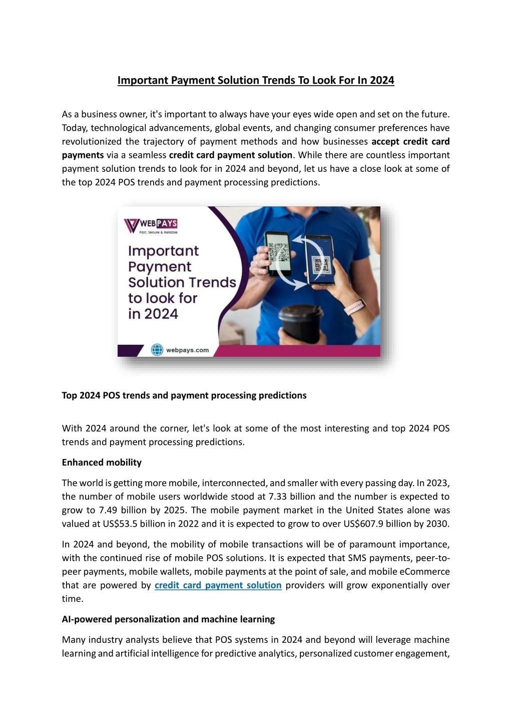 PPT - Important Payment Solution Trends To Look For In 2024 PowerPoint ...