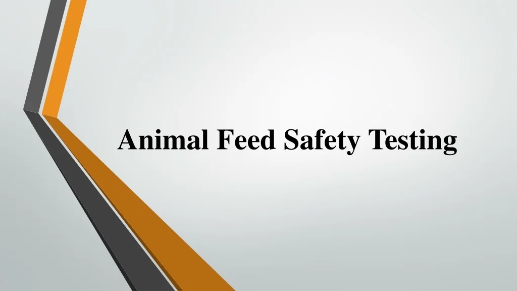 PPT - Animal Feed Safety Testing PowerPoint Presentation, free download ...