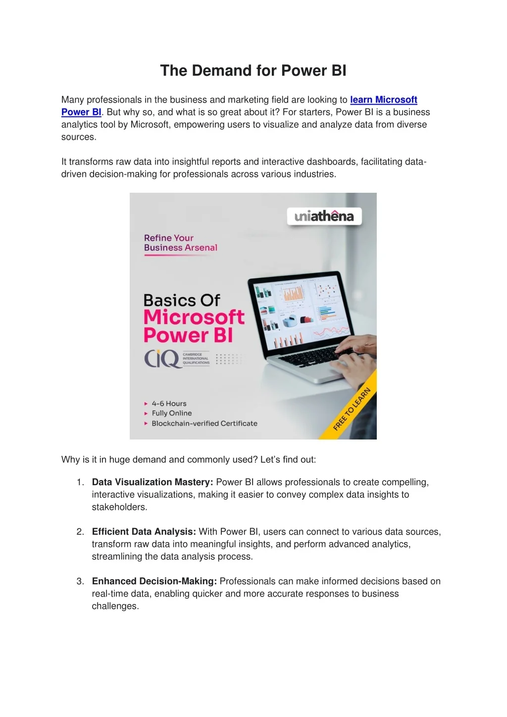 PPT - The Demand for Power BI PowerPoint Presentation, free download ...