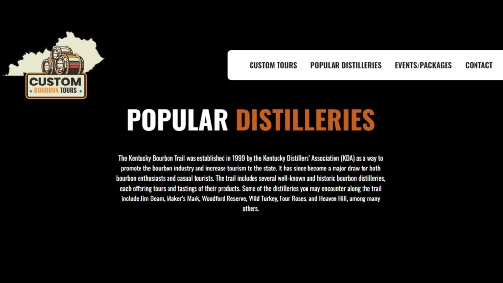 PPT - Custom Bourbon Tours- Popular Distilleries PowerPoint ...