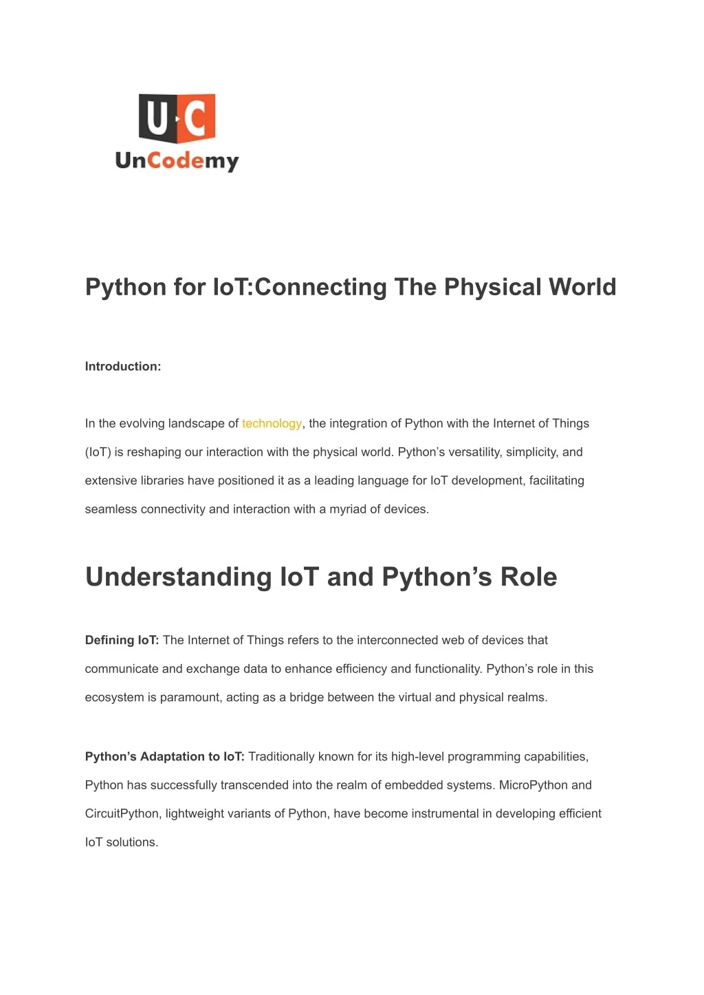 PPT - Python for IoT_Connecting The Physical World PowerPoint ...