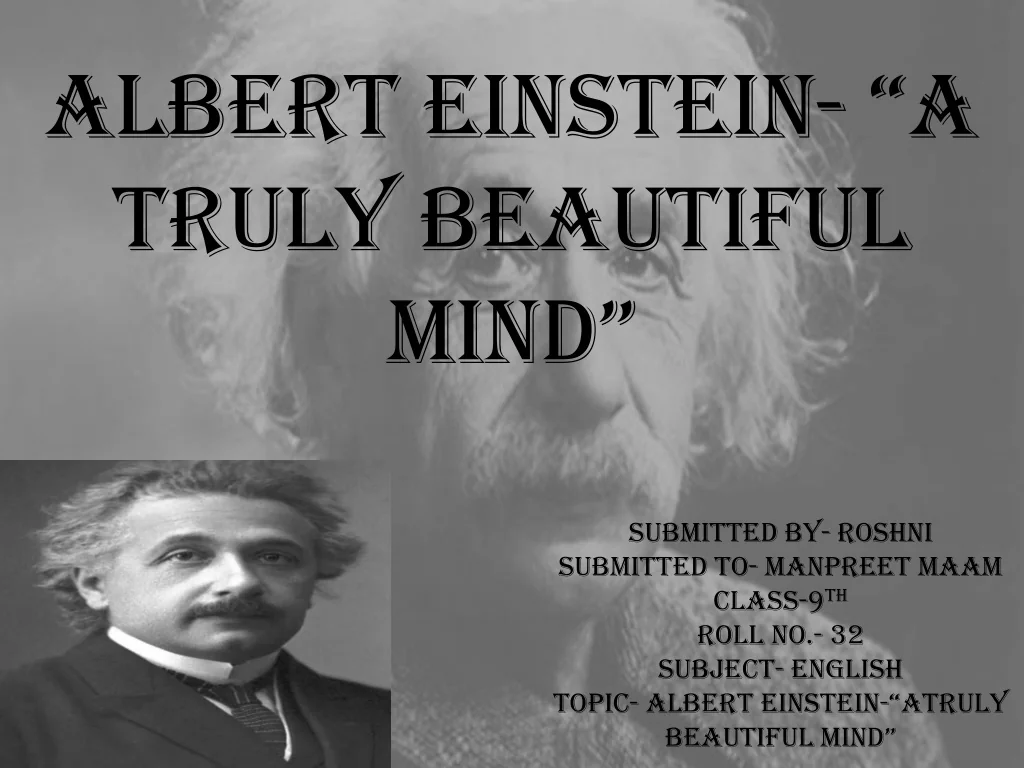 PPT - ALBERT EINSTEIN PowerPoint Presentation, free download - ID:12778497
