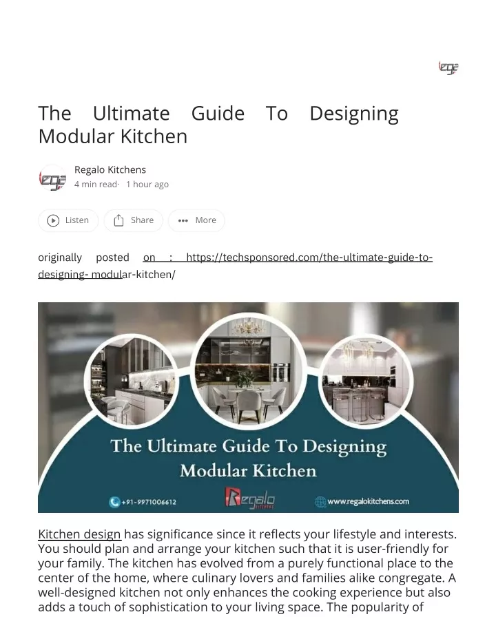 PPT - The Ultimate Guide To Designing Modular Kitchen PowerPoint ... PPT - The Ultimate Guide To Designing Modular Kitchen PowerPoint ...