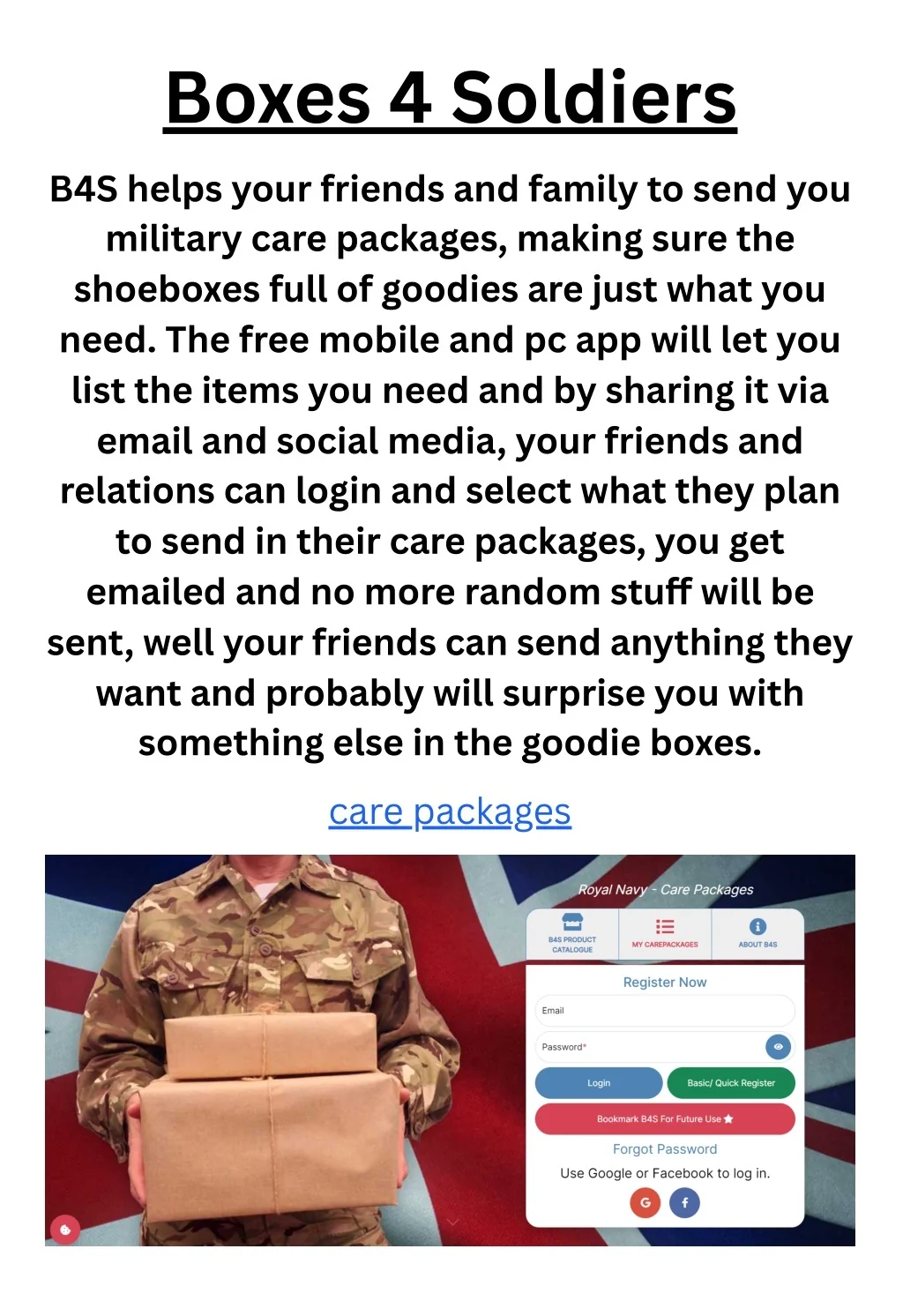 PPT - Boxes 4 Soldiers (1) PowerPoint Presentation, free download - ID ...