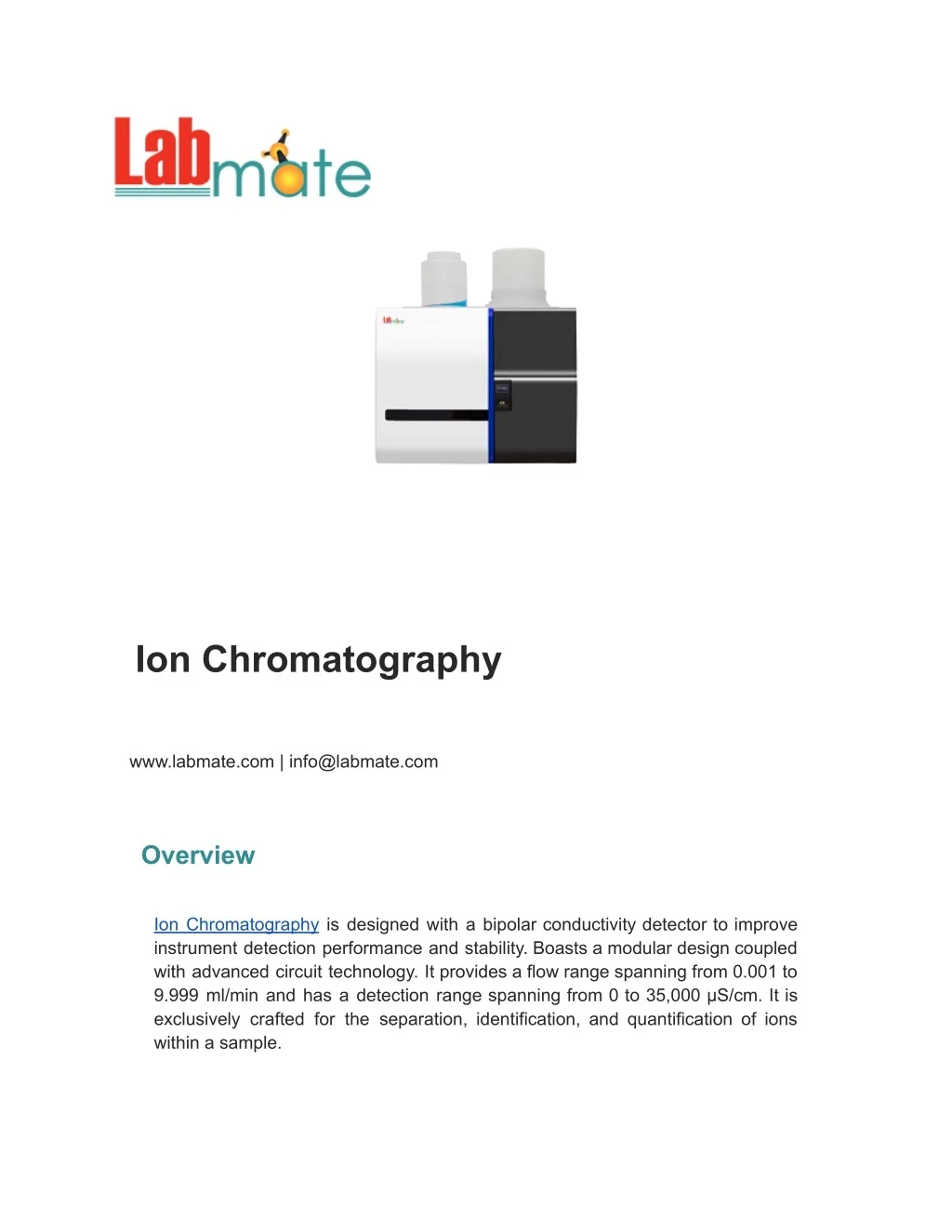 PPT - Ion Chromatography PowerPoint Presentation, free download - ID ...