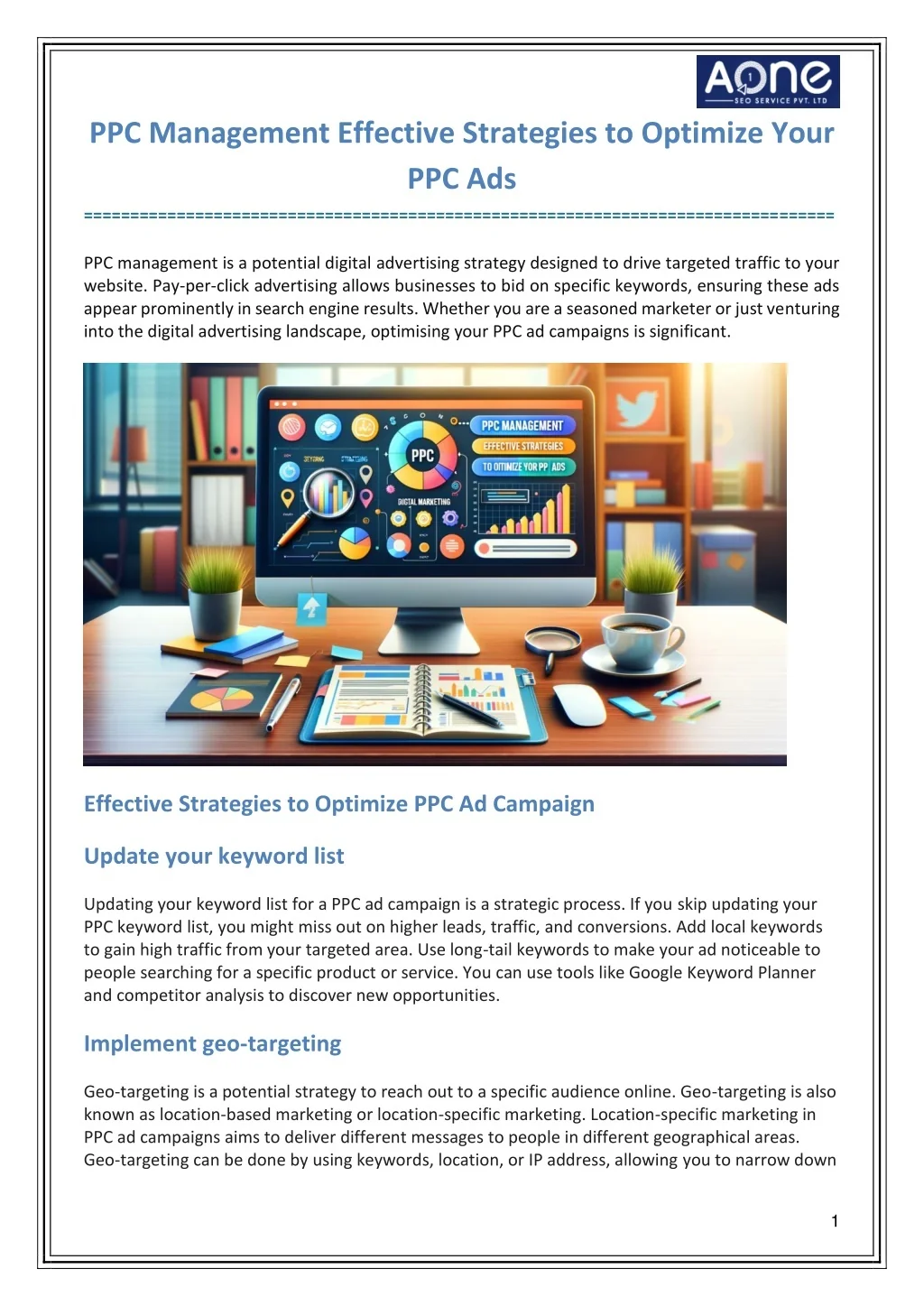 PPT - PPC Management Effective strategies to optimize your PPC Ads ...