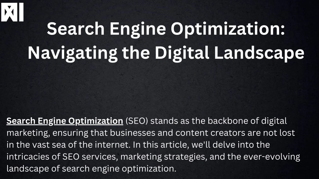 PPT - Search Engine Optimization Navigating the Digital Landscape ...