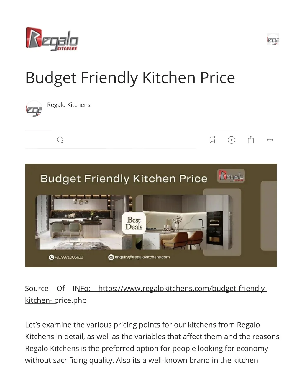 PPT - Budget Friendly Kitchen Price PowerPoint Presentation, free ...