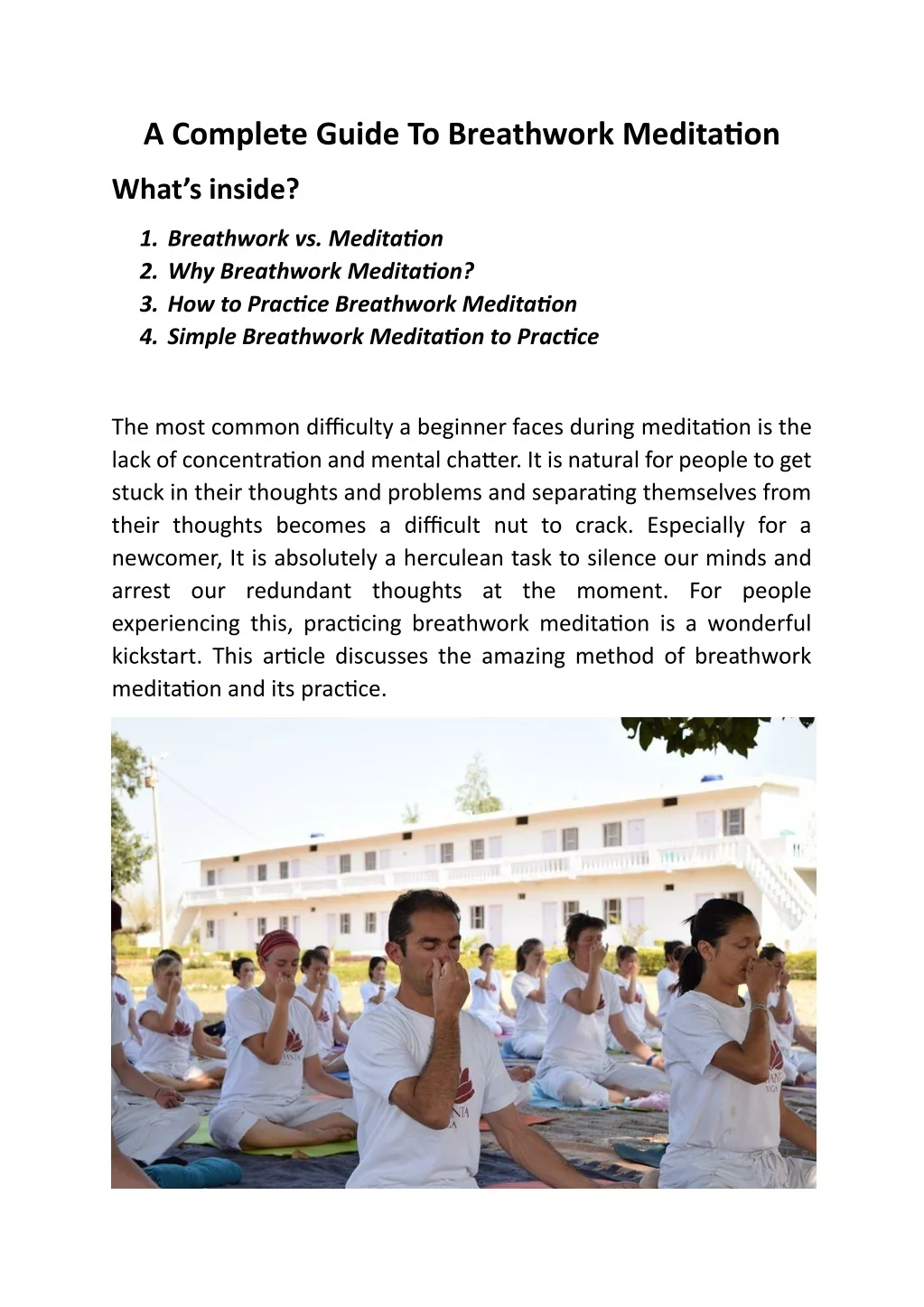 PPT - A Complete Guide To Breathwork Meditation PowerPoint Presentation ...